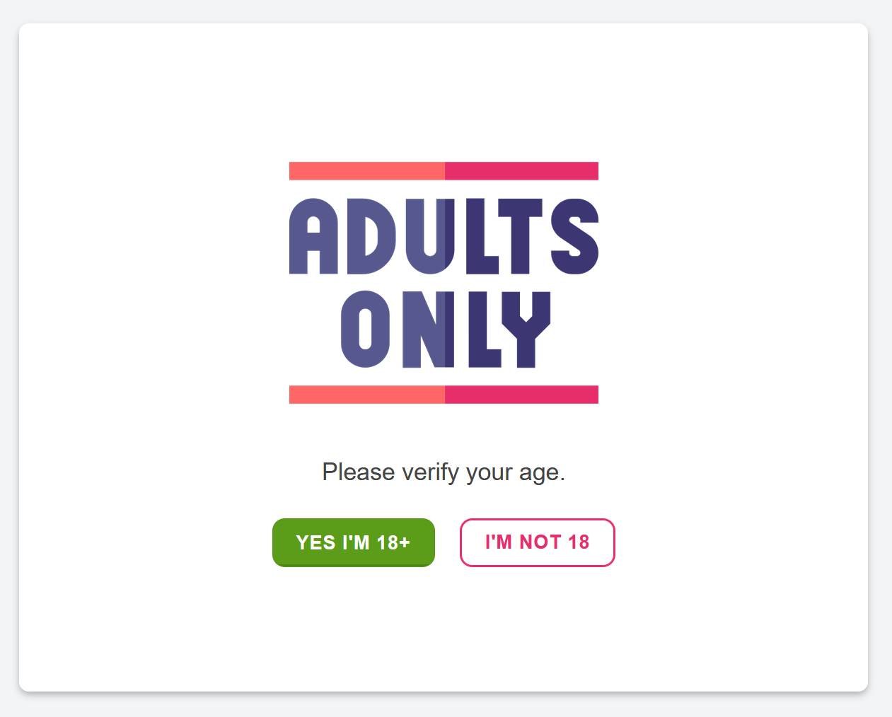 Ageguard™ Free Age Verification Widget For Websites